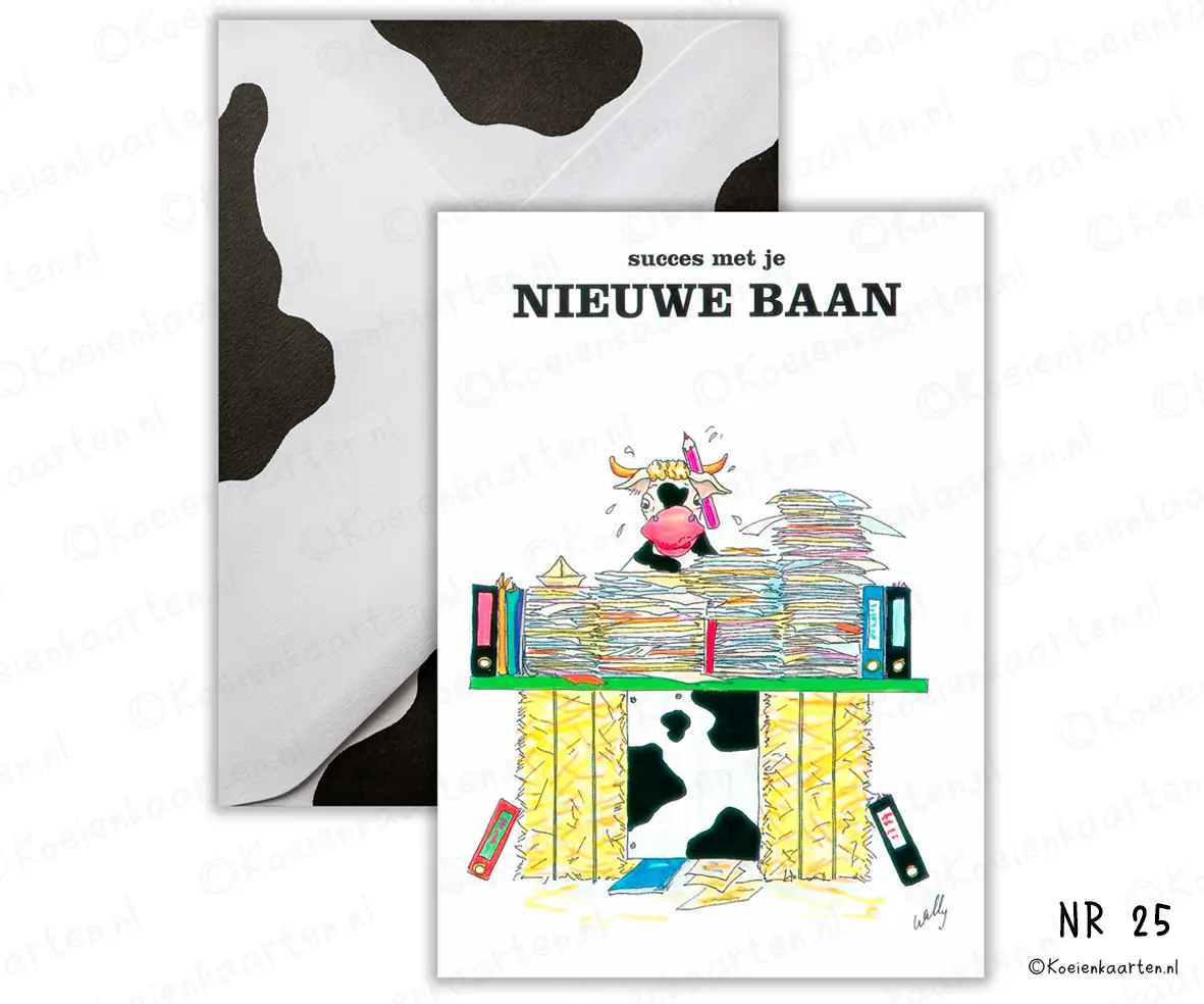 succes met je nieuwe baan Nr 25